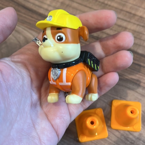 Paw Patrol | Toys | Paw Patrol Construction Dog Rubble With Two Cones | Poshmark